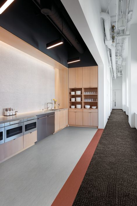 Brushed Lines: LVT Resilient Flooring by Interface